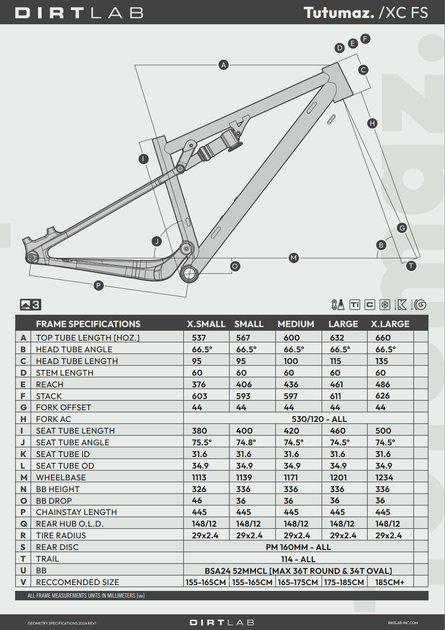 Dirtlab Tutumaz XC FS UDH Frame New Logo | bikelab-inc